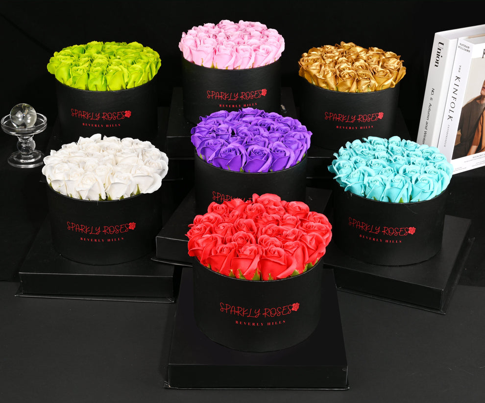 Eternal Rose Arrangement – Sparkly Roses
