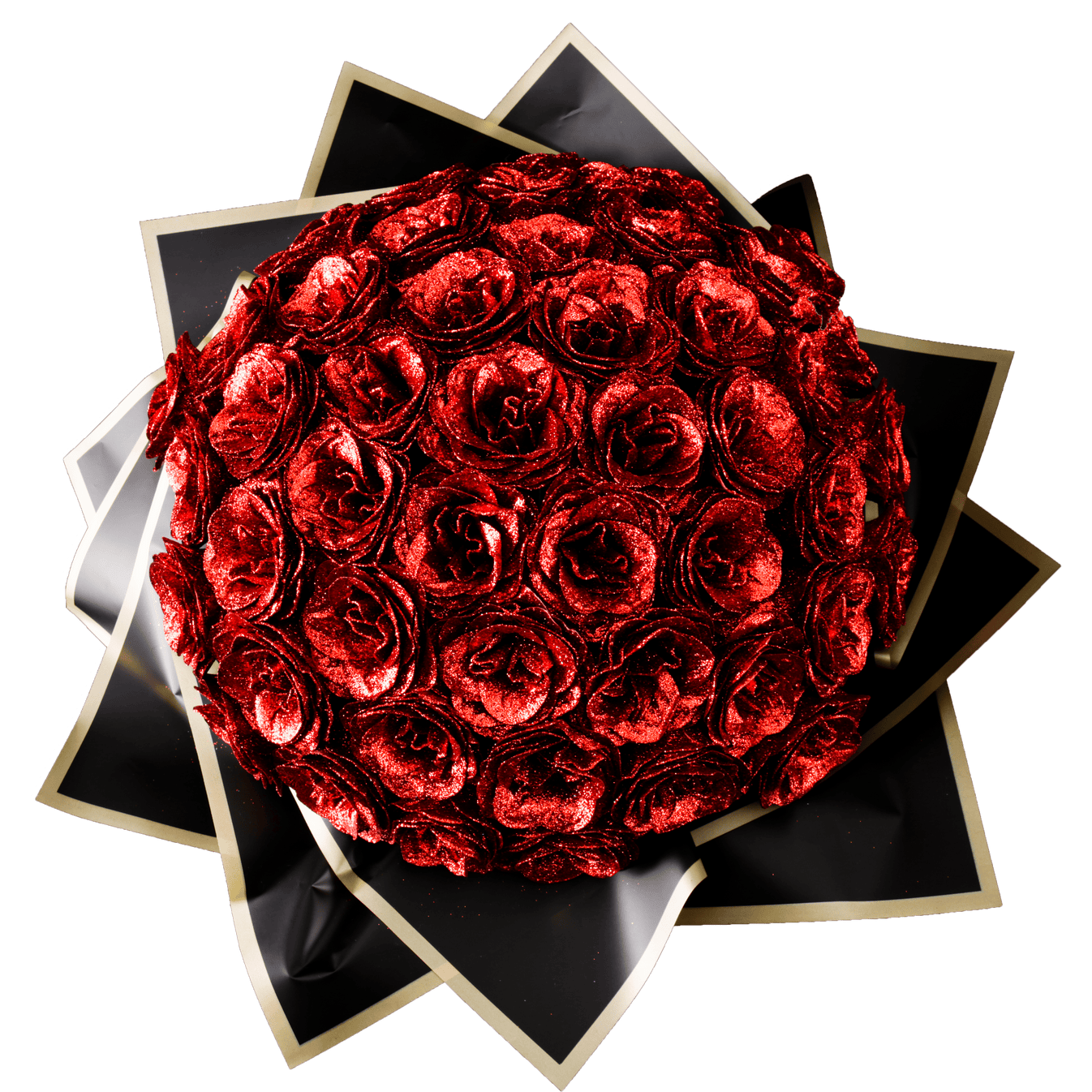 Glitter Rose Bouquet – Sparkly Roses