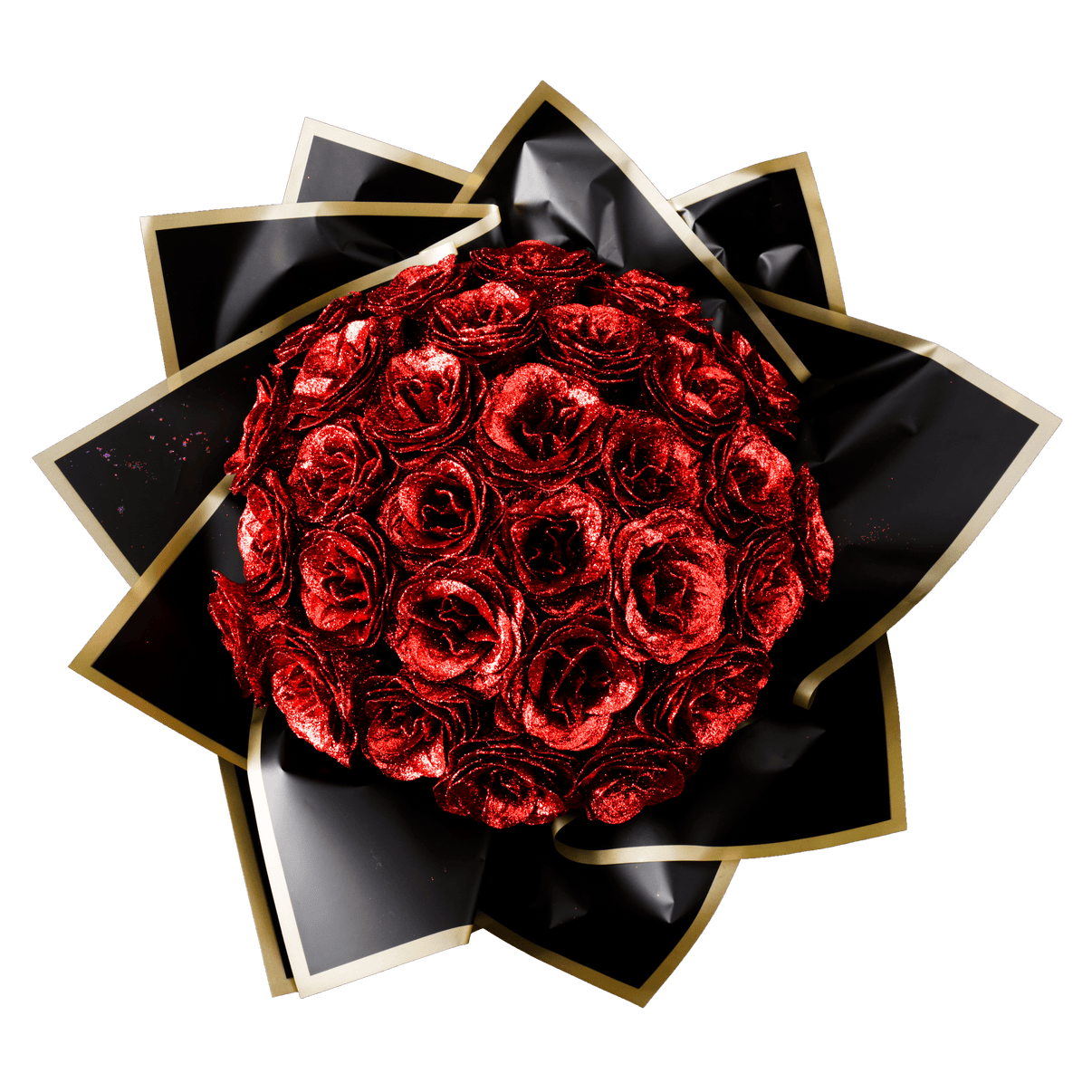Glitter Rose Bouquet – Sparkly Roses